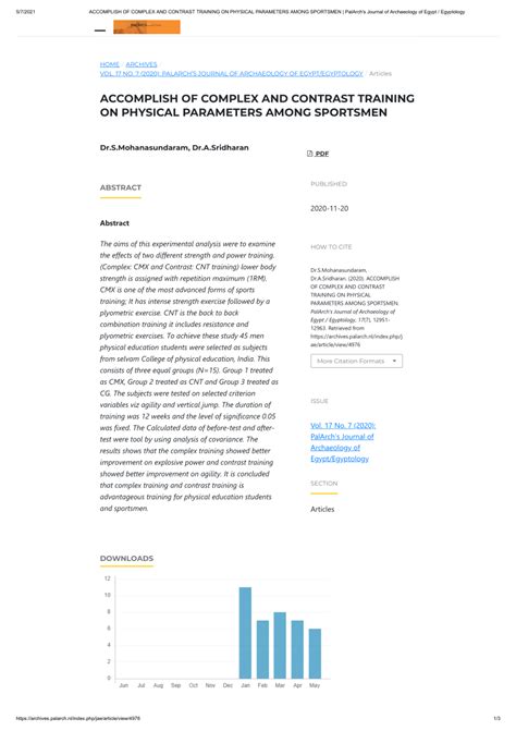 Pdf Accomplish Of Complex And Contrast Training On Physical