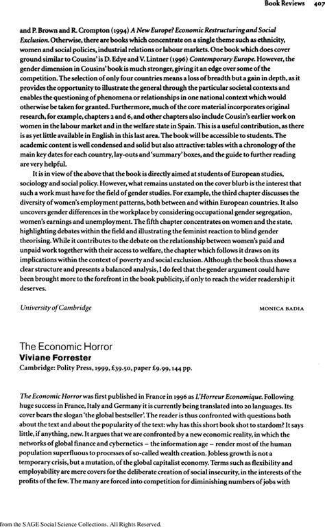 Book Reviews Ruth Levitas 2000