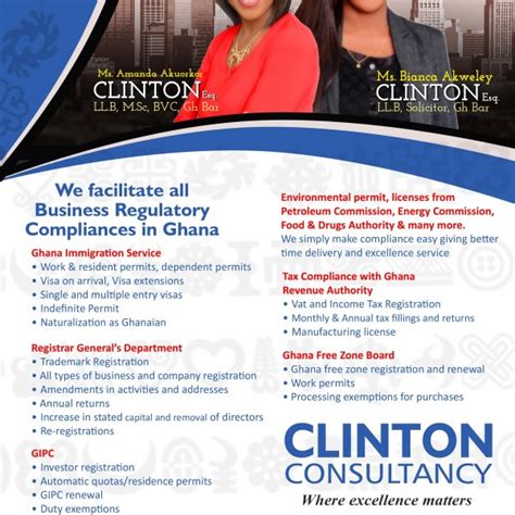 Business Regulatory Compliance The Law Office Of Clinton Consultancy