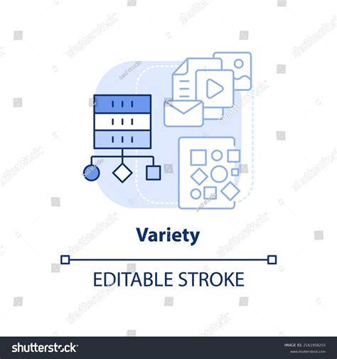 Variety Light Blue Concept Icon Big Stock Vector Royalty Free 2161958255 Shutterstock
