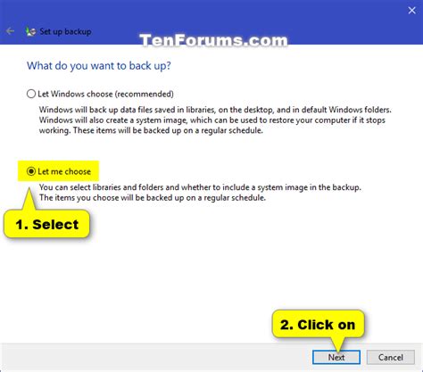Setup Windows Backup In Windows 10 Tutorials