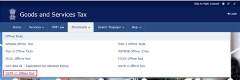 How To File Gstr 11 Using The Offline Tool