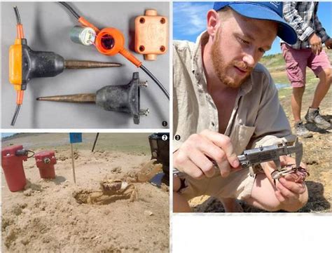 지면 진동을 전류로 변환한다