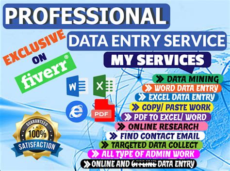 Do Data Entry Typing Work Copy Paste Posters Etc By Akshayare Fiverr