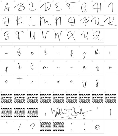 Walnut Candy Font Download