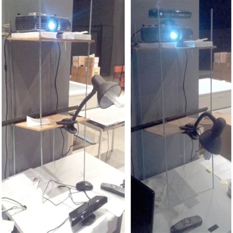 different positions used for the kinect projector system download