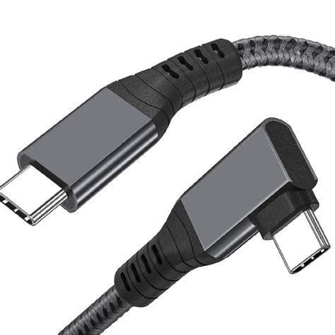 Usb 240w Usb 4 Cable For Thunderbolt 4 Right Angled Thunderbolt 4