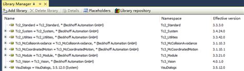Beckhoff Qanda How To View Set And Pin The Version Of Library Files In