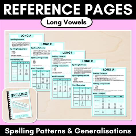 Spelling Generalisations For Diphthongs Spelling Cheat Sheets