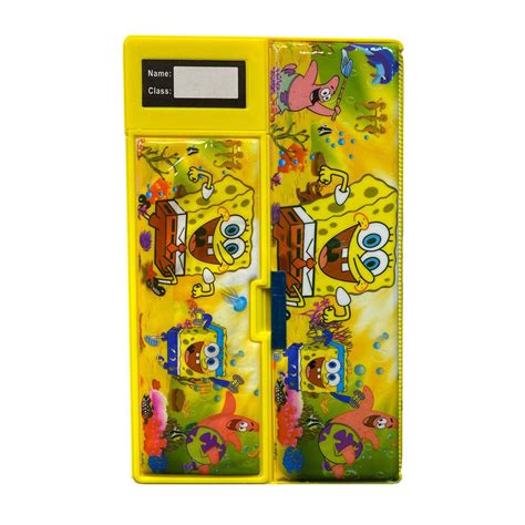 قیمت و خرید جامدادی مدل آهنربایی طرح باب اسفنجی