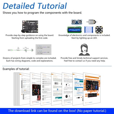 Freenove Projects Kit Compatible With Arduino Uno R3 238 Page Detai