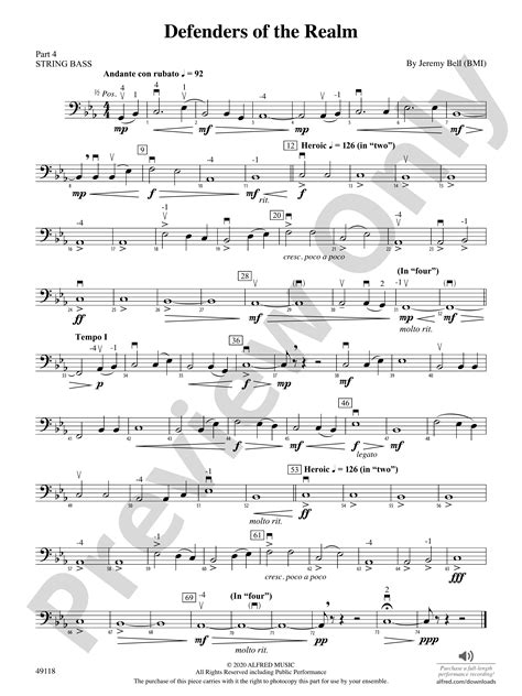 defenders of the realm part 4 string bass part 4 string bass part