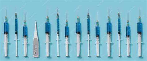 Free Photo Thermometer With High Temperature And Syringe