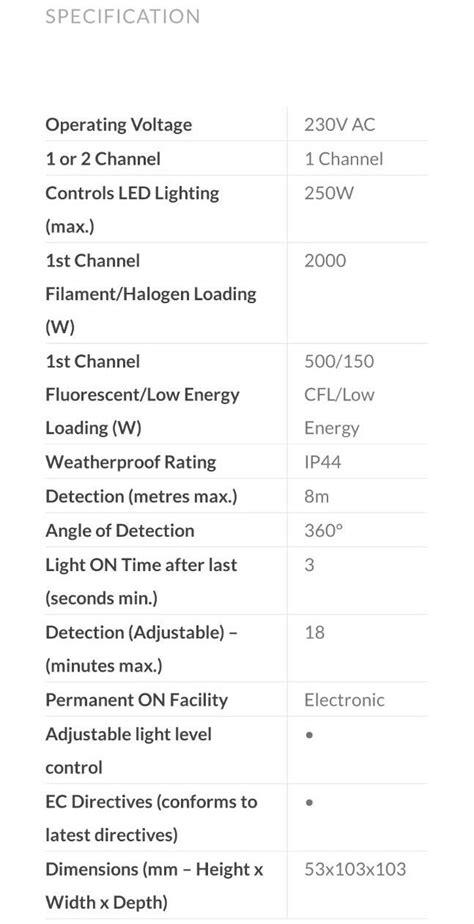 Timeguard Slw360n 360 Deg Pir Presence Detector Surface Mount Ebay