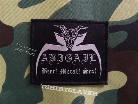 Abigail Beer Metal Sex Official Woven Patch Tshirtslayer Tshirt