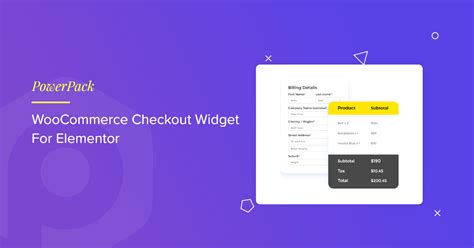 Checkout Widget WooCommerce Elementor Widgets