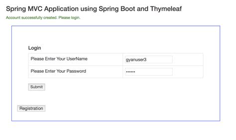 Spring MVC Login Application Javagyansite