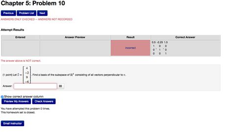 Solved Linear Algebra Question Please Show Your Work For Chegg