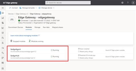 Connect An IoT Edge Transparent Gateway To An Azure IoT Central Application Microsoft Learn