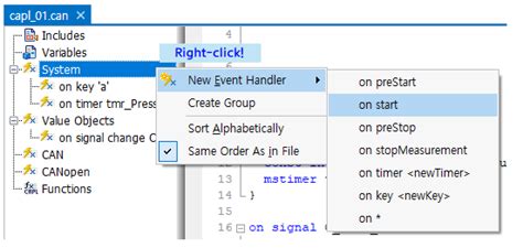 Capl 강의 09 Environment Variables On Start Event Choestory