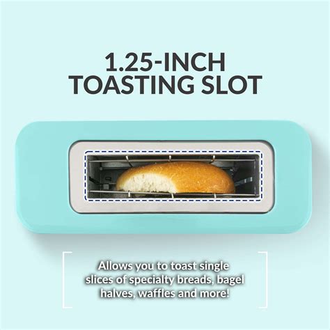 Mymini Single Slice Toaster Aqua