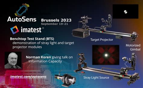 Virtual Visit To Imatests Booth At Autosens Brussels 2023 Imatest
