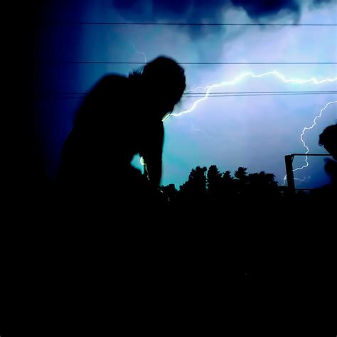 Silhouette Lightning Free Photo On Pixabay Pixabay
