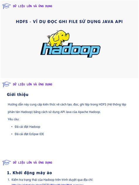 hadoop 3 Đọc ghi file hdfs pdf