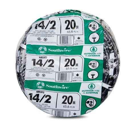 Southwire 142 Nmwu 20m Underground Copper Wire Black The Home