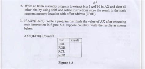 2 write an 8086 assembly program to extract bits 5