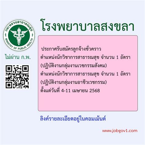 งานราชการสงขลา โรงพยาบาลสงขลา Facebook