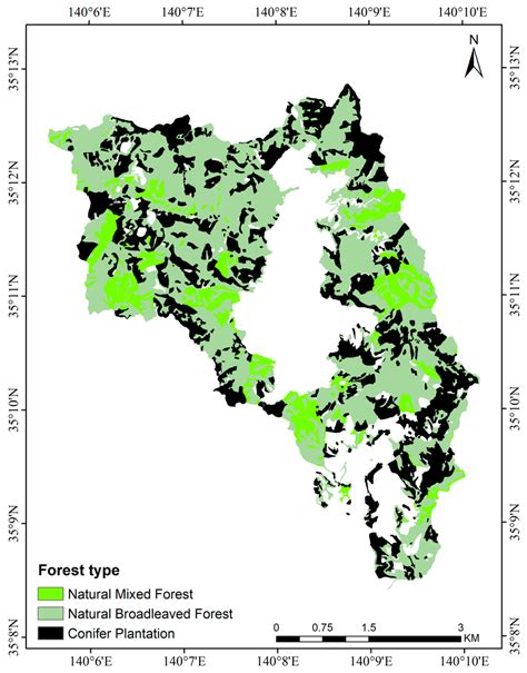 Ground Truth Map Of Forest Type Classification Provided By The Download Scientific Diagram