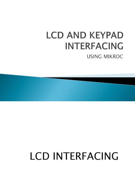 Micro C Tutorial For Lcd And Keypad Inte Pdf String Computer Science Password