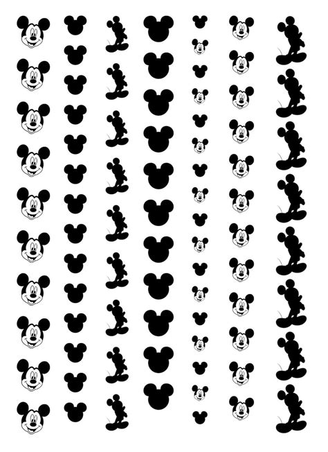 Mickey Mouse Decals Nail Art Nail Decals Waterslide Nail Etsy