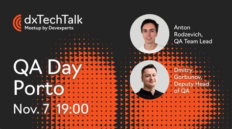 devexperts on linkedin dxtechtalk qualityassurance qa qaevent