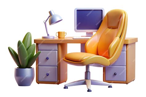 Modern Home Office Desk Setup With Mouse And Keyboard A Sleek And