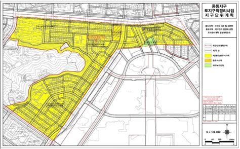 창원 도시관리계획중동지구 토지구획정리사업 지구단위계획 결정변경 및 지형도면 고시 네이버 블로그