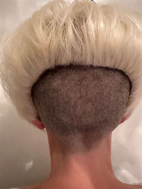 Andrea Shaved Bob Short Hair Older Women Inverted Bob Short