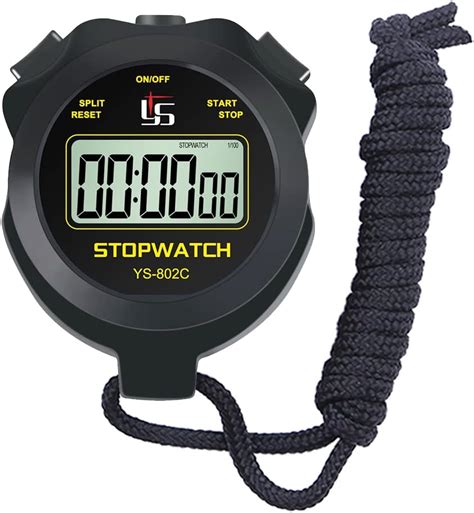 Fcxjtu Simple Digital Sports Stopwatch Timer No Bells No Clock No