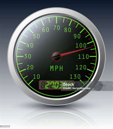 Speedometer Vektor Ilustrasi Stok Unduh Gambar Sekarang Alat Pengukur Bahaya Konsep