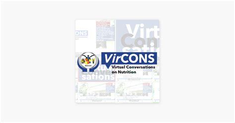 ‎bidani Vircons Virtual Conversations On Nutrition En Apple Podcasts