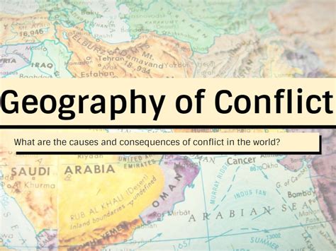 Geography Of Conflict Year 9 Scheme Of Work Teaching Resources