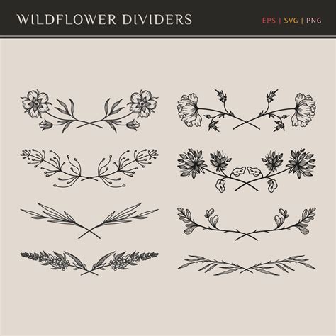 Laurel Svg Floral Divider Svg Cutting File Wreaths Svg P Inspire