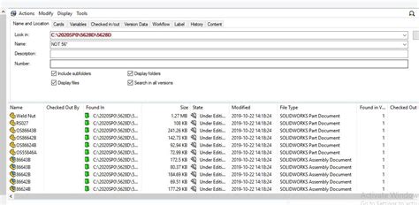 Reorder Columns In Search Results With SOLIDWORKS PDM 2020