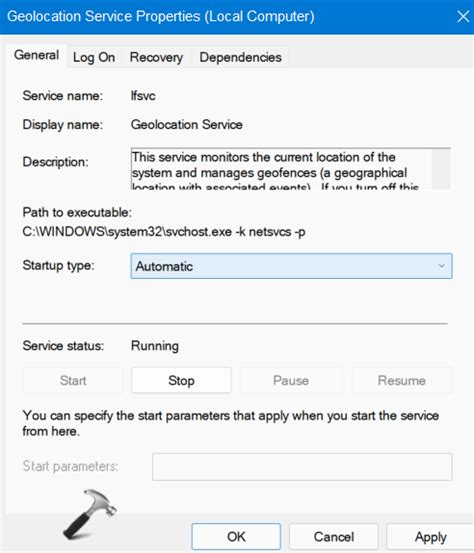 Fix Location Settings Greyed Out In Windows 1110