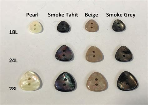 12 Pcs Vintage Rounded Corner Triangle Imitation Pearl Shank Buttons