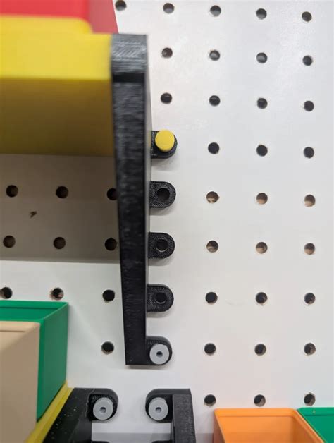 Gridfinity 1 Inch Pegboard Adapter 2 Gfu Deep By