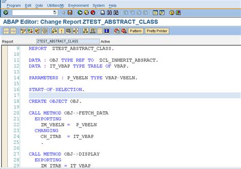 Sap Tech Global Abstract Class