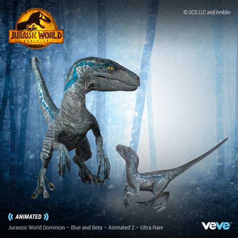 Jurassic World Dominion — Blue And Beta Together Airdrop By Veve