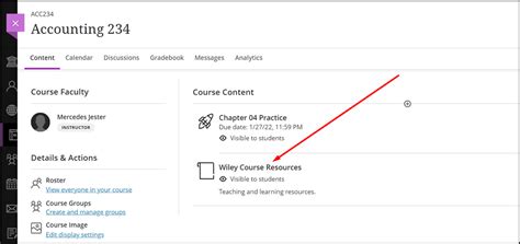 How To Access The Wileyplus Etextbook In Blackboard Ultra